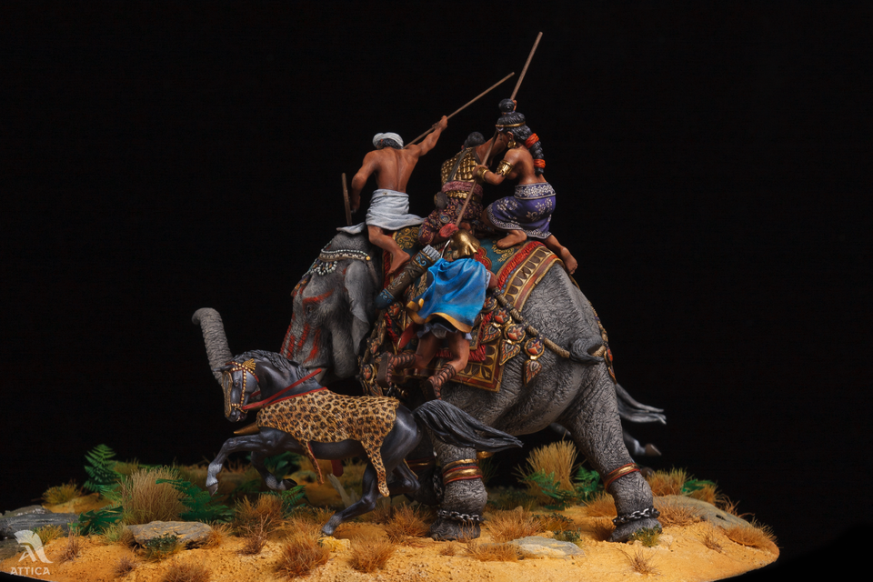 Indian Elephant Alexander the Great Painted Tin Toy Soldier Pre-Sale ...