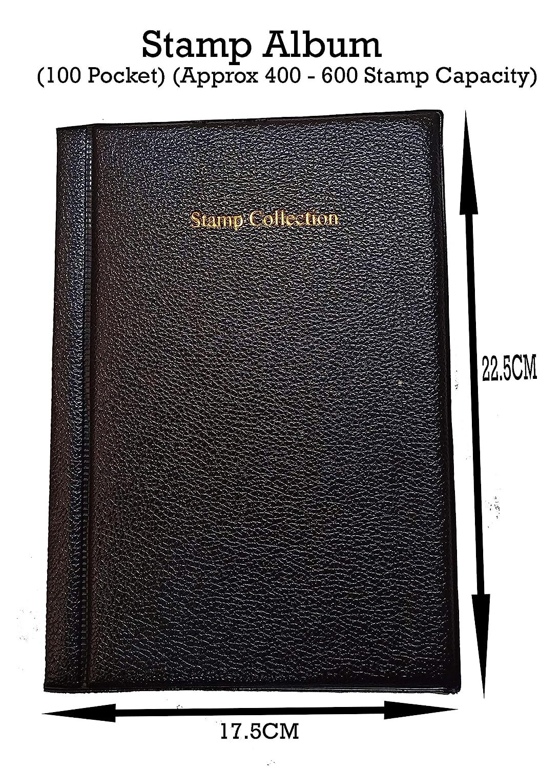 Stamp Collection Album 20 Pages(10 Sheet)(400 to 600 Stamp Capacity ...