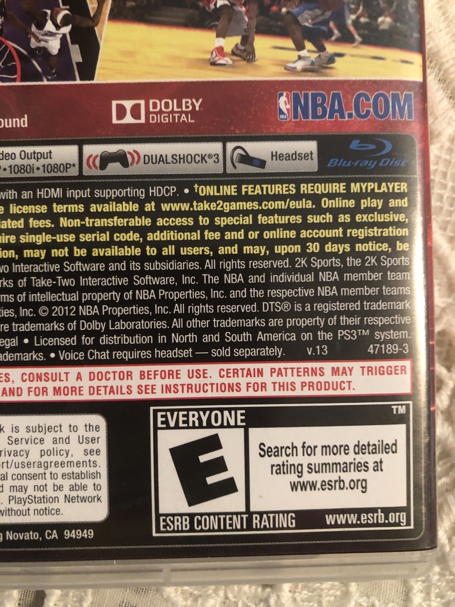 Nba 2k13 Back Cover