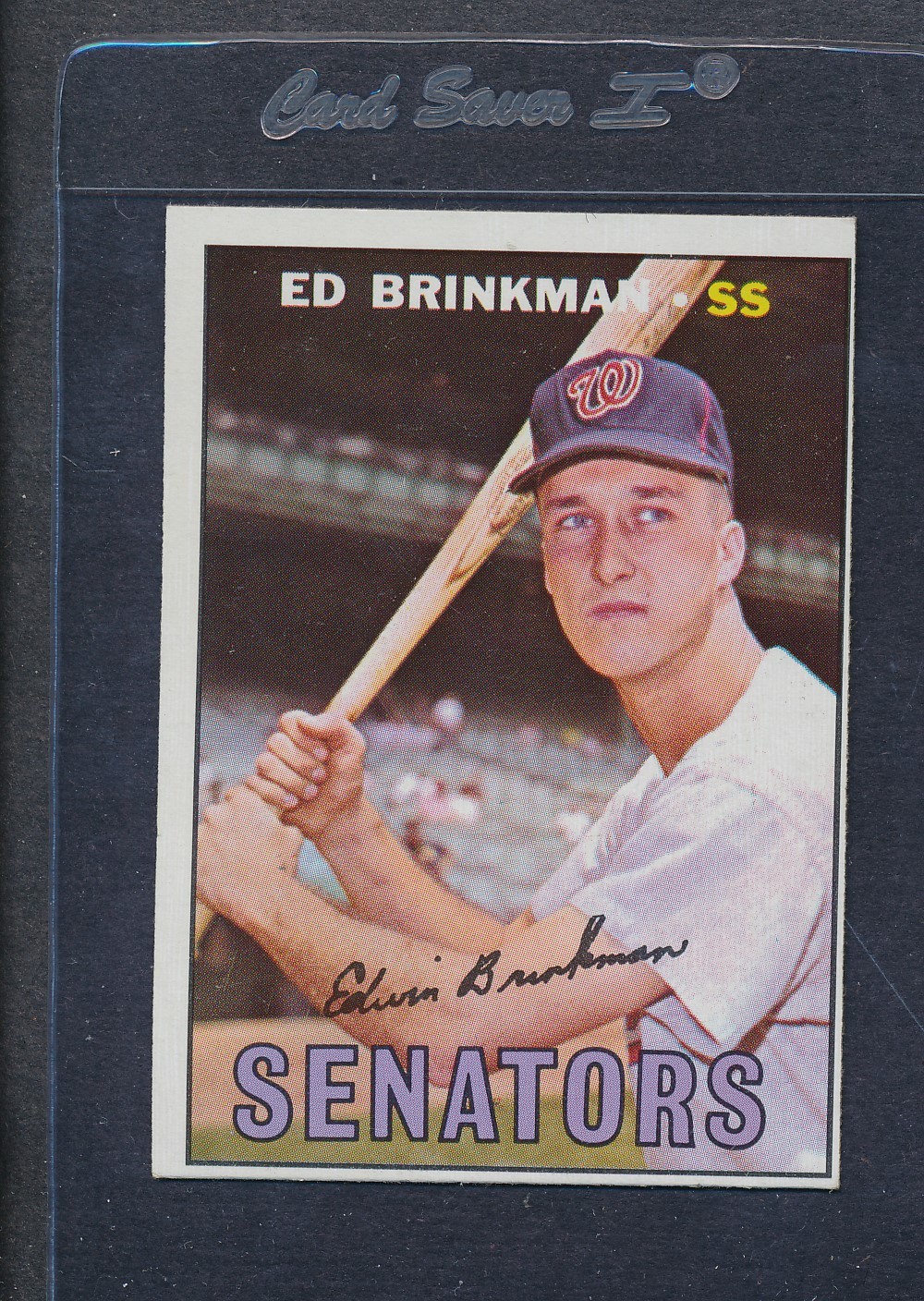 1967 Topps #311 Ed Brinkman Senators EX *4698 | eBay