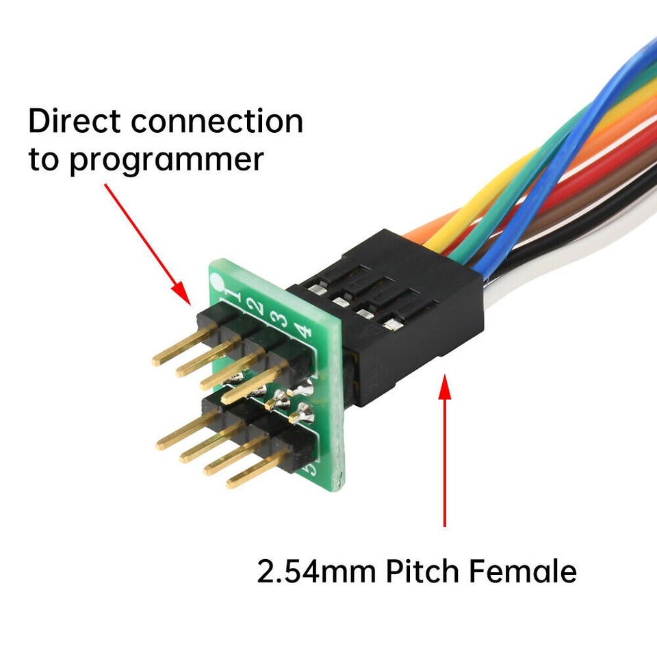 SOP8/WSON8/QDFN8 SPI Adapter Clip Pin Flash on Chip Read＆Write Probe ...