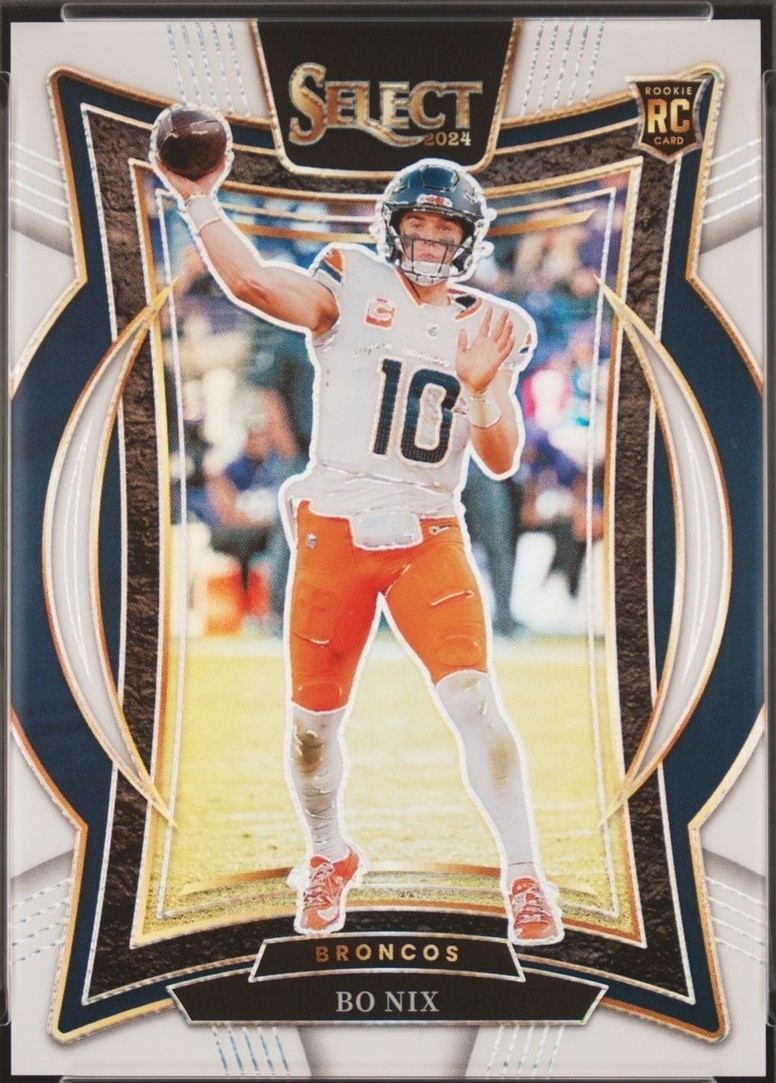 2024 Panini Select - Concourse Bo Nix #30 White Prizm /35 (RC) for sale ...