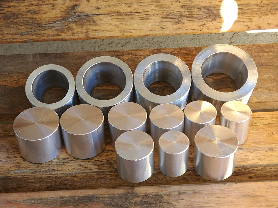 Coin Ring Making Tools Swedish Die Wraps (4) with 9 Push Rods Coin Ring ...