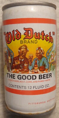 Vintage Old Dutch Beer Can - Pull Tab - 12 Ounce..Pittsburgh Brewing Co ...