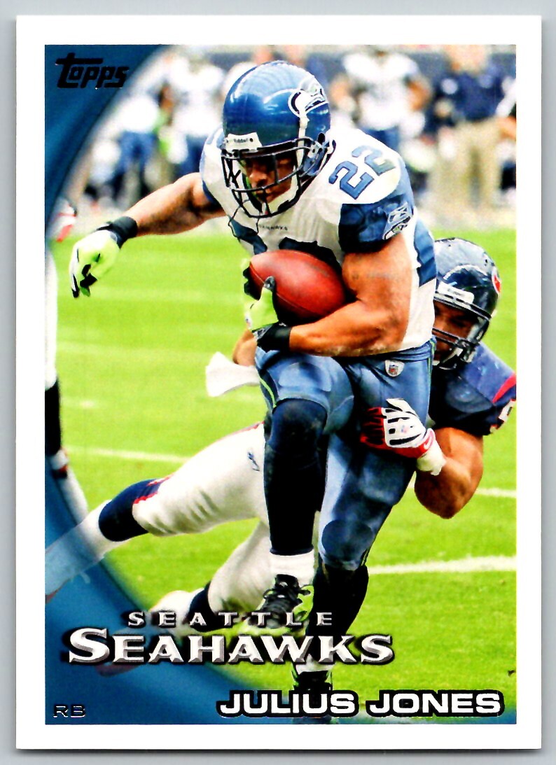2010 TOPPS JULIUS JONES SEATTLE SEAHAWKS #231 | eBay