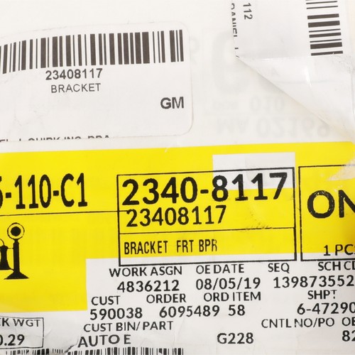 OEM NEW GM Head Light Mount Bracket 2019-2022 Chevrolet Silverado 1500 ...