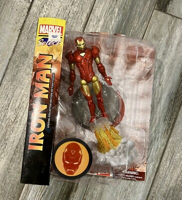 Marvel Select Iron Man Diamond Select Toys Action Figure NEW | eBay