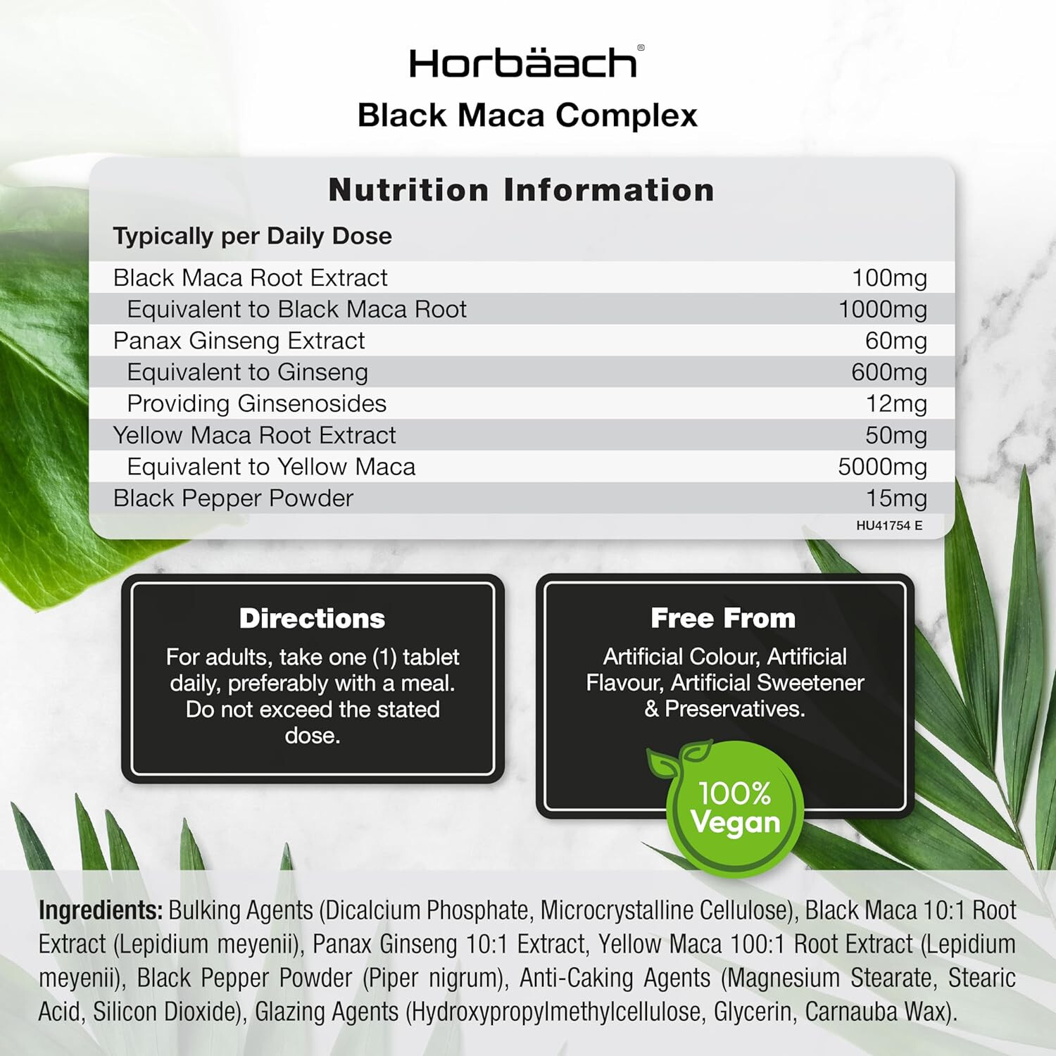 MACA ROOT CAPSULES 6000mg High Strength Black Maca Complex *BRAND NEW ...