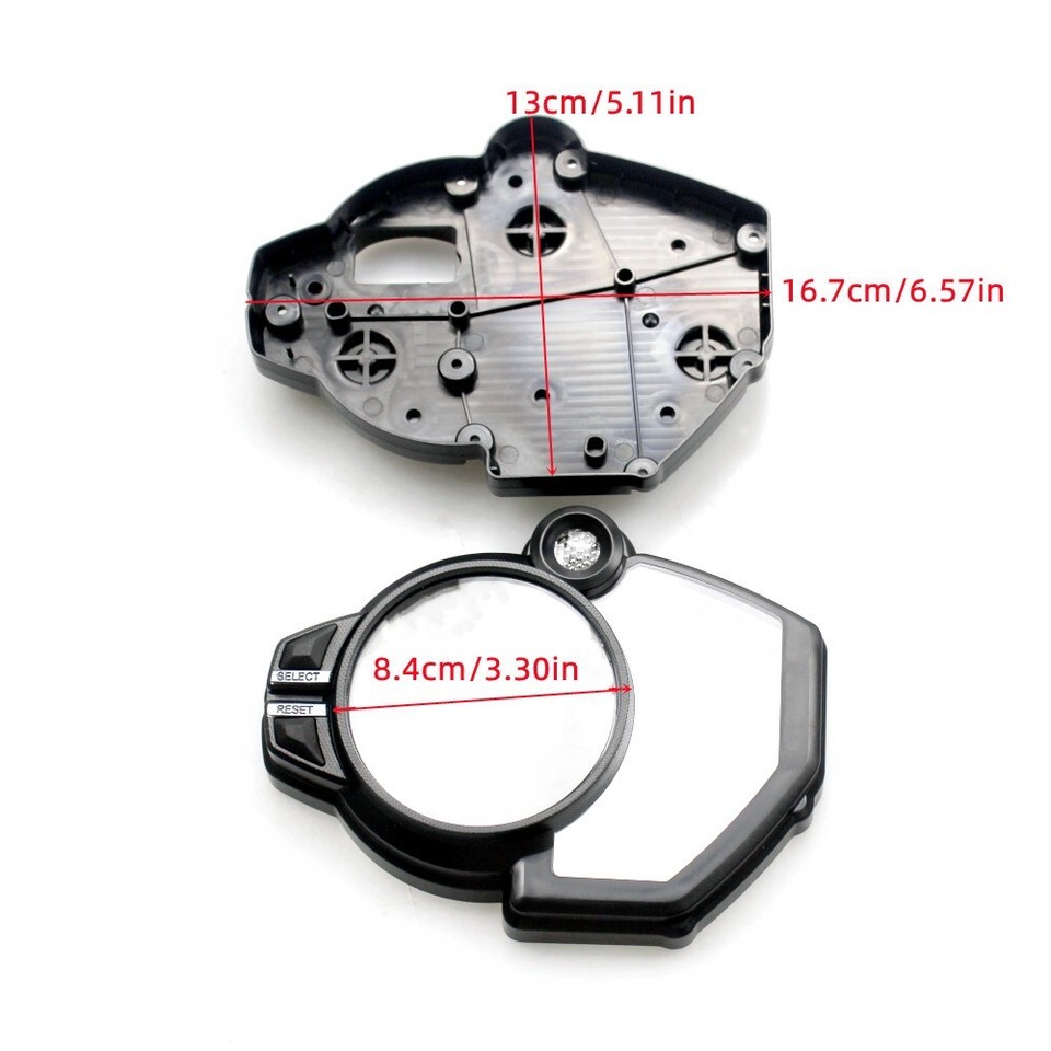 Motorcycle Speedometer Tachometer Instrument Cover For Yamaha YZF R1 ...