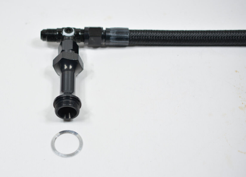 930002-BL Fragola -6 AN Holley 4150 Carburetor Dual Inlet Feed Line ...