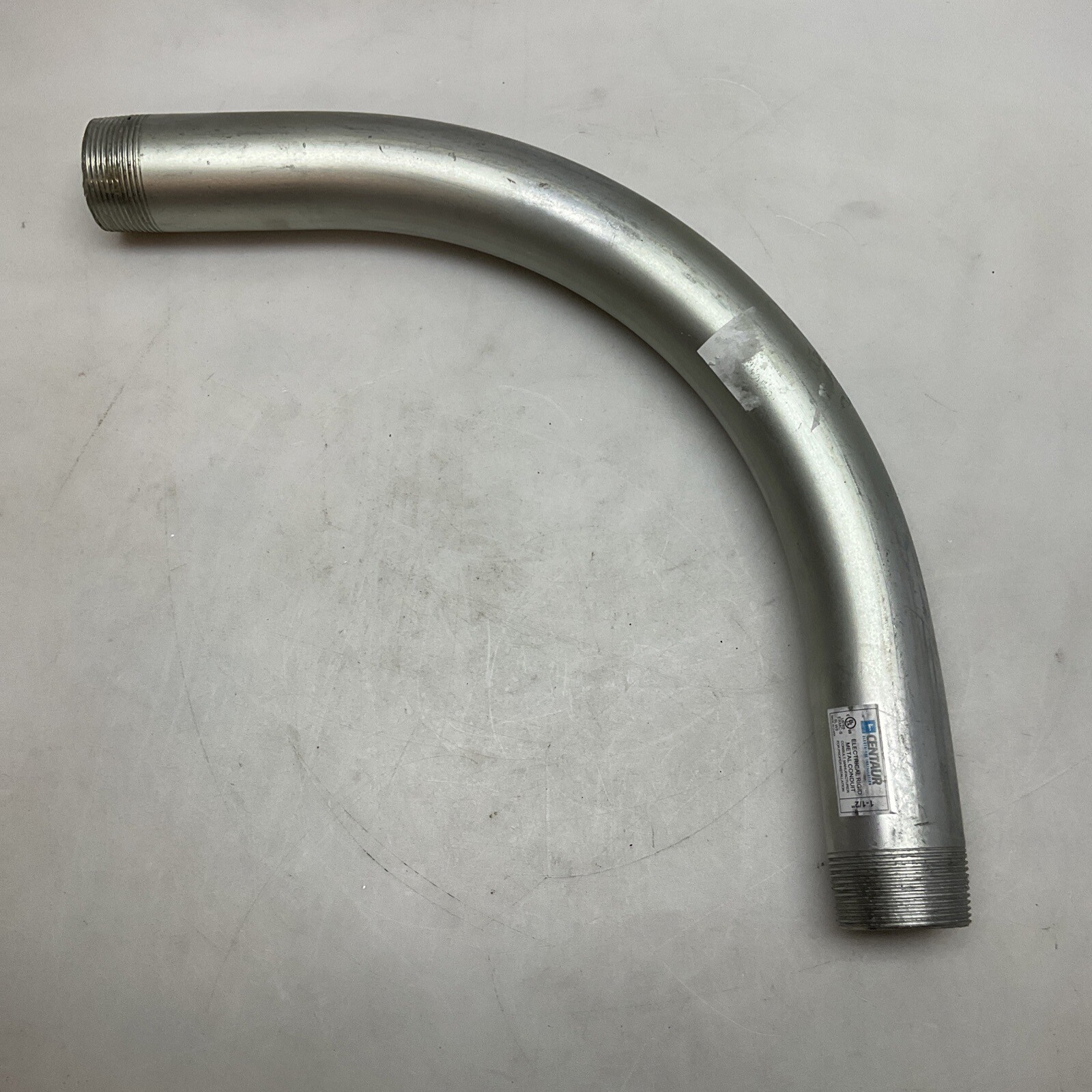 Centaur Electrical 90 Elbow 1 1/2” Threaded Connection Rigid Metal ...