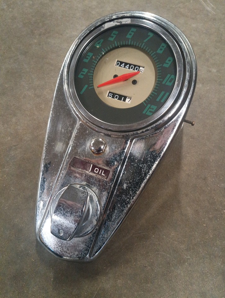 Harley Davidson Panhead Shovelhead Dash And Speedometer FLH | eBay