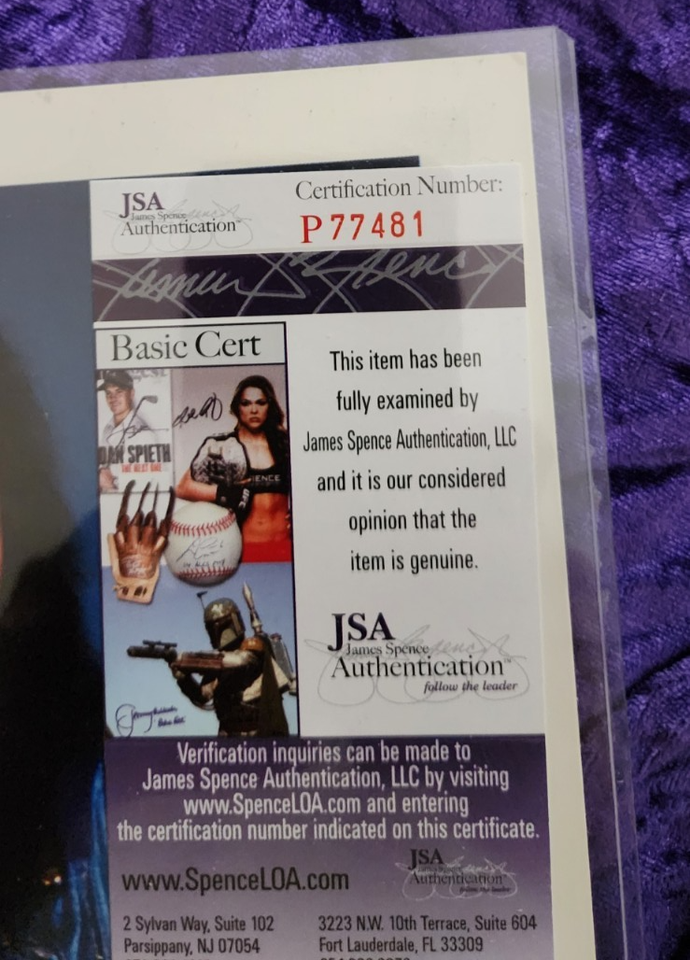 KISS ACE FREHLEY SIGNED 1980S 8X10 PHOTO IN A TOPLOADER COA/PSA ...