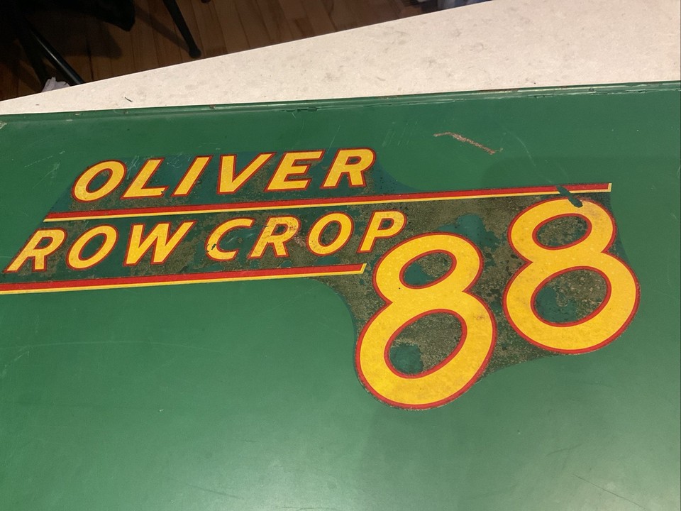 Oliver Row Crop 88 Tractor ORIGINAL rear back side Panels | eBay