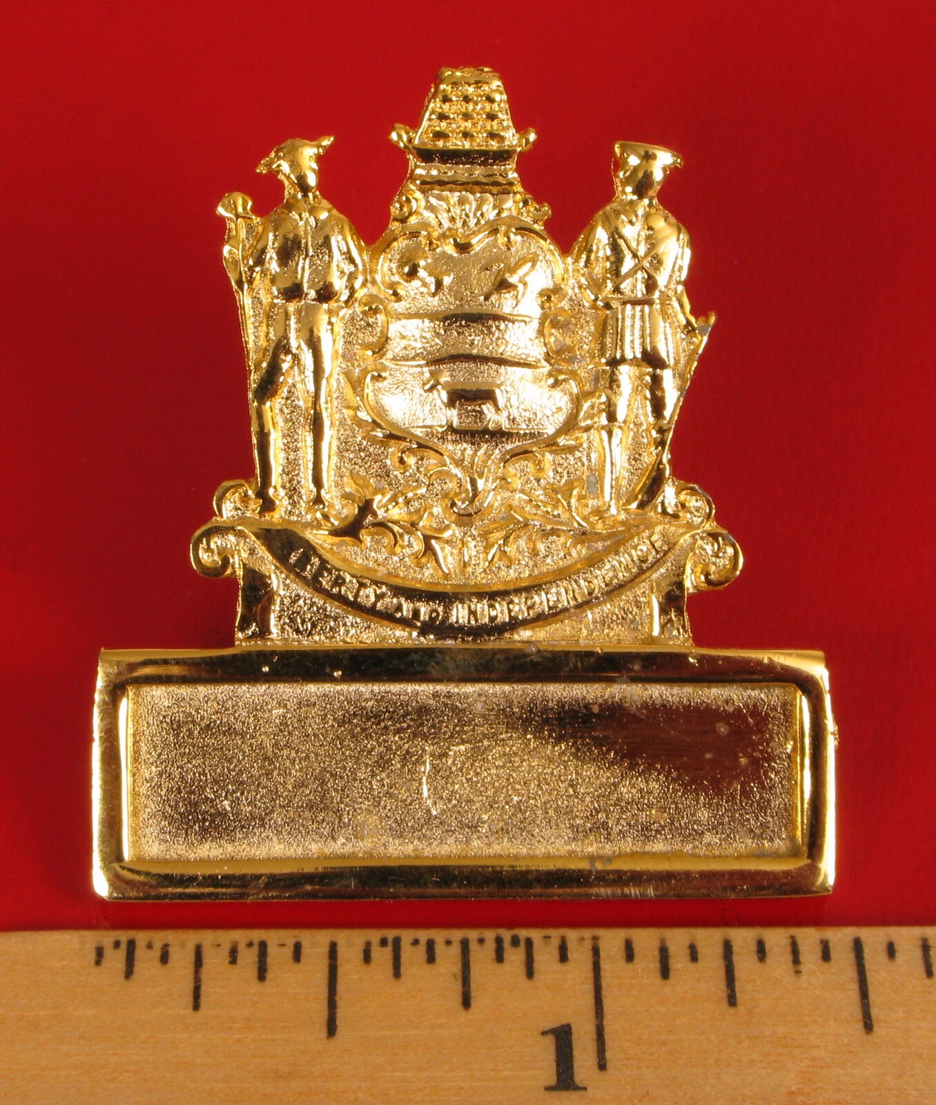 VINTAGE POLICE ? HAT BADGE INSIGNIA PIN GOLD TONE LAW ENFORCEMENT !! | eBay