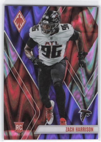 2023 Panini Phoenix Zach Harrison RC Rookie Purple Seismic #/125 #177 ...