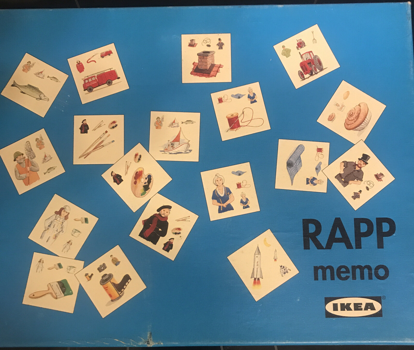 IKEA Childrens Game Rapp Lotto Family Kids 4+ 2-4 Players Matching Game ...