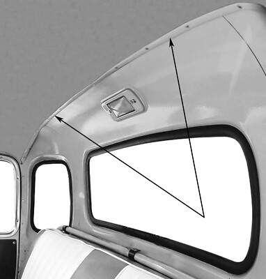 1951 1952 1953 1954 CHEVY GMC TRUCK REAR HEADLINER RETAINER W SCREWS 47 ...