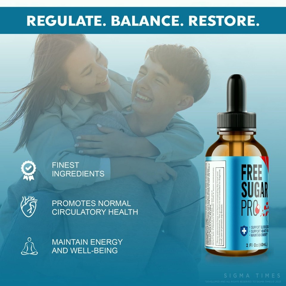 Free Sugar Pro Drops to Support Blood Health and Overall Wellness (30 ...