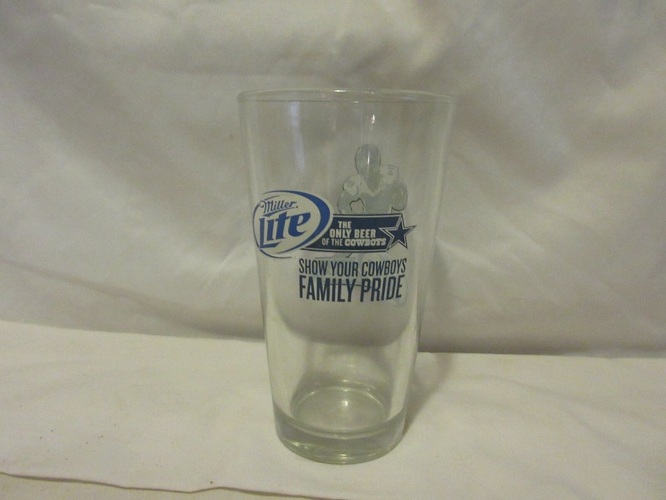 Miller Lite "The Only Beer Of The Dallas Cowboys" "Show Your Family ...