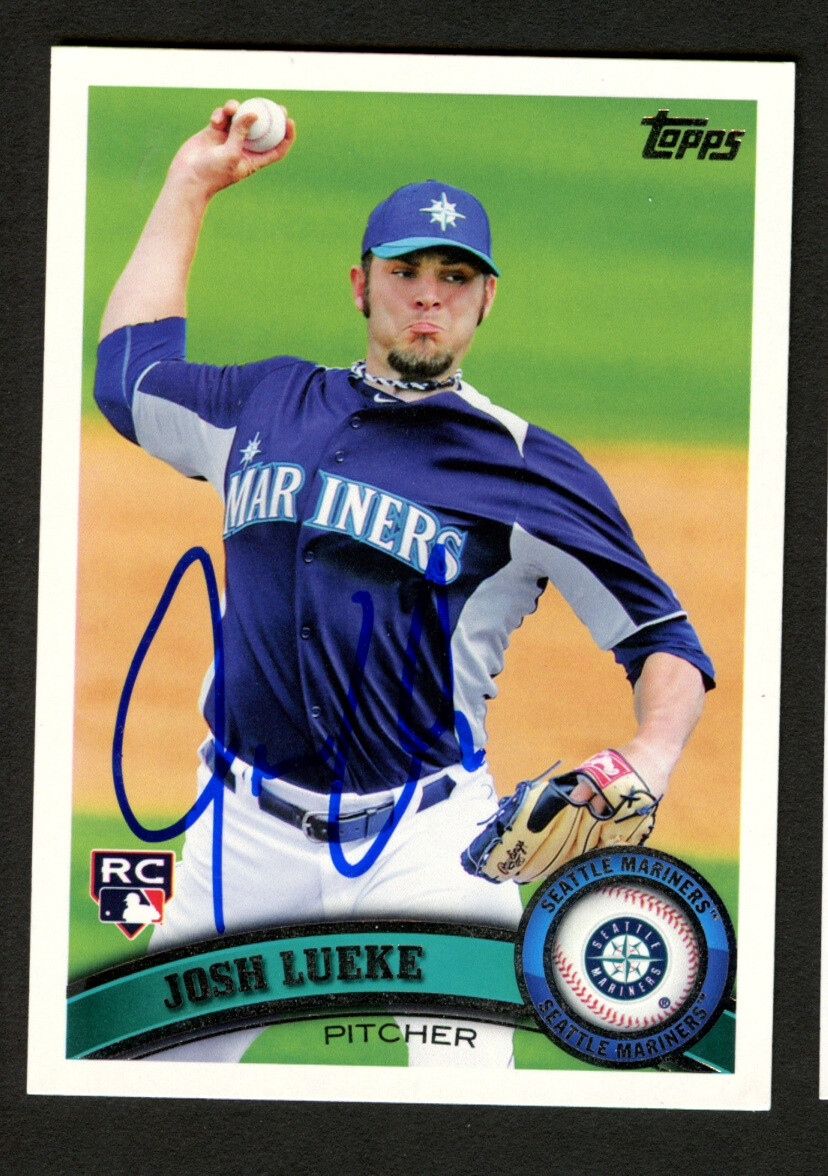 Josh Lueke #618 signed autograph auto 2011 Topps Baseball Trading Card ...