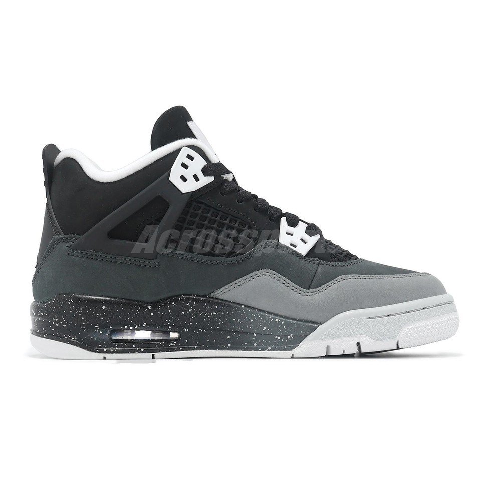 Nike Air Jordan 4 Retro GS 2024 AJ4 Fear Kids Youth Women Casual Shoe ...
