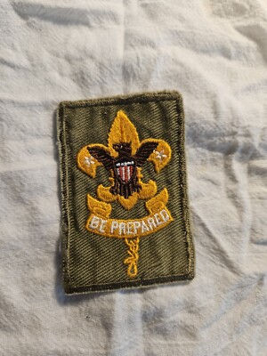 1960s Boy Scouts of America First Class Rank Insignia Patch Green Khaki ...