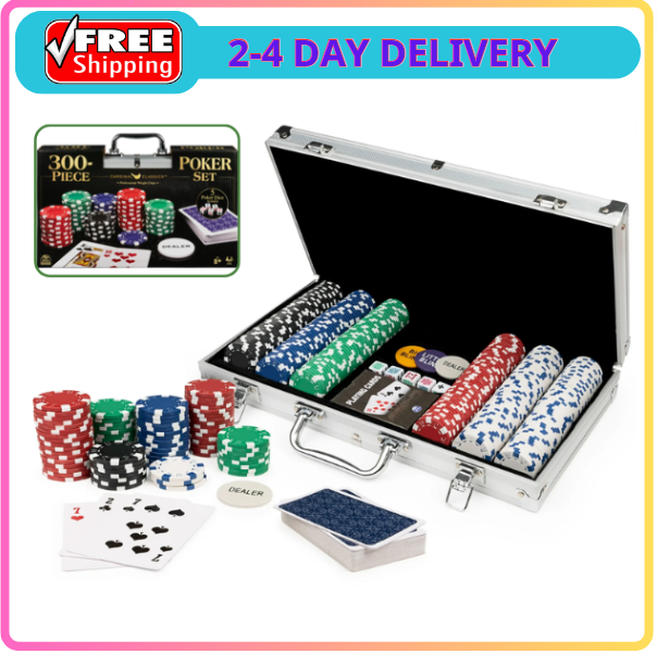 Cardinal Classics 300 PCS Poker Set Chip Set Chips Professional Casino ...