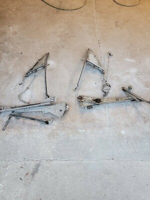 1967 Camaro Firebird Clear Vent Glass Wing Window Frame ASSEMBLY PAIR ...