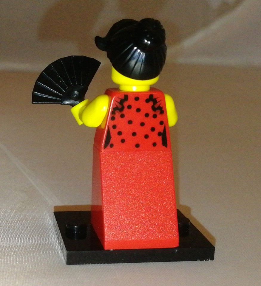 Lego Series 6 Flamenco Dancer Minifigure With Fan col086 col06-6 | eBay UK