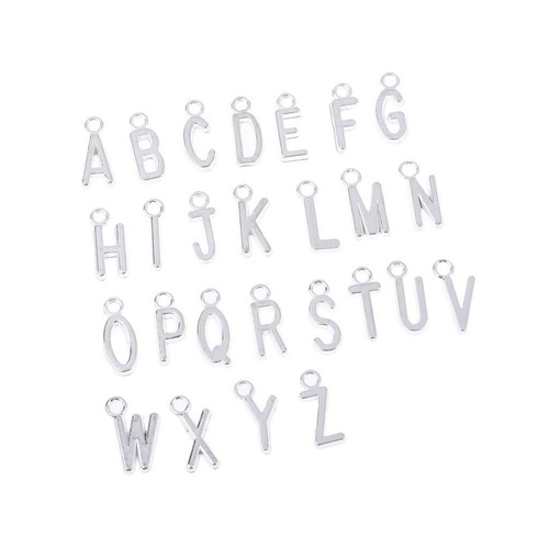 52Pcs Alloy Letters Jewelry Making for DIY Earring Crafts | eBay