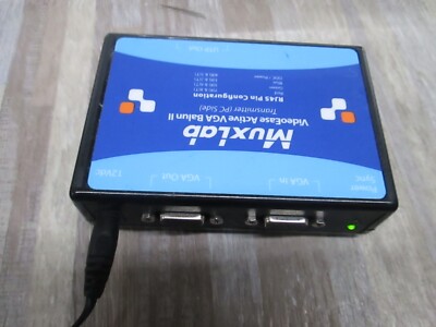 MuxLab Active VGA Balun II Transmitter 500141 W/ POWER ADAPTER | eBay