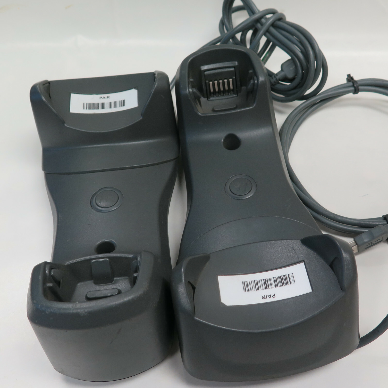 Lot of 2 Motorola Symbol Barcode Scanner STB2078 C10007WR CRADLE For ...