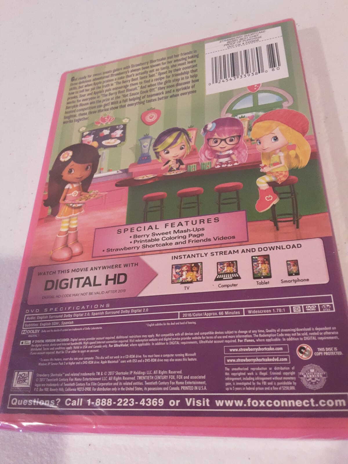 Strawberry Shortcake Berry Best Chef (DVD) for sale online | eBay