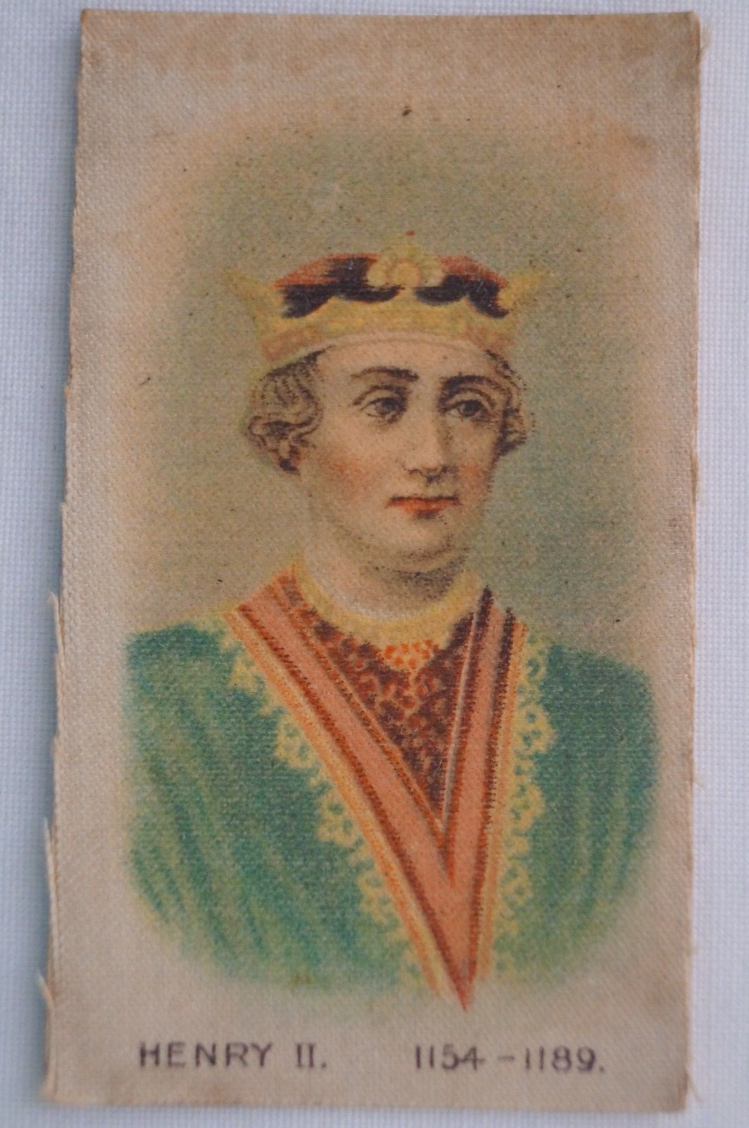 Kings & Queens England Vintage 1911 Pre WWI Three Castles Silk Card ...