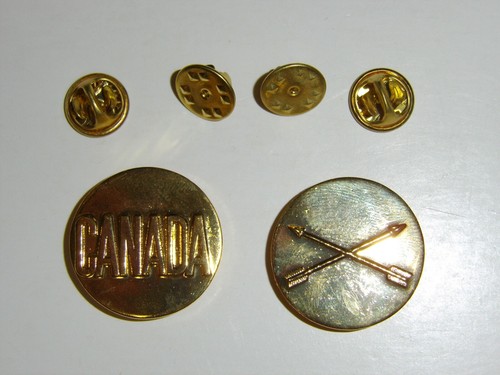 e4467 WW2 USA Canada FSSF 1 First Special Service Force Collar Discs ...