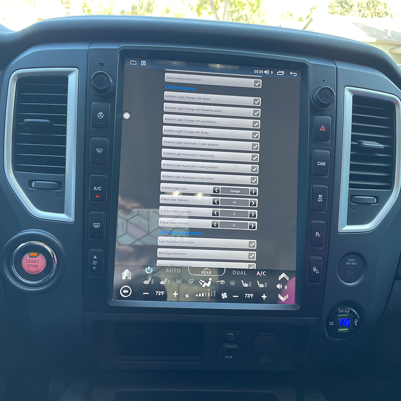 13" Android Auto Carplay Radio For Nissan Titan 2016-2019 Touch Screen ...