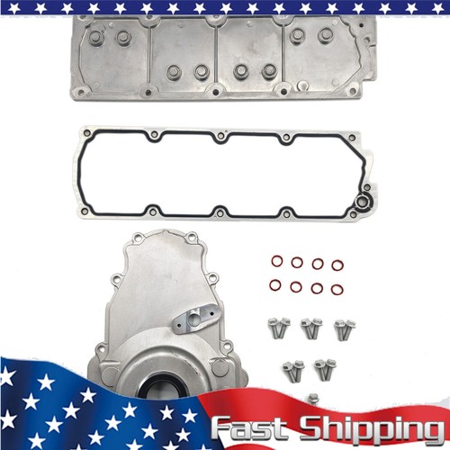 NON AFM LS Gen4 Valley Cover Plate Timing Cover Kit For 2007-13 GM LS2 ...