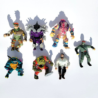 LOT of 7 Vintage TMNT Ninja Turtles Action Figure Toys Super Shredder ...