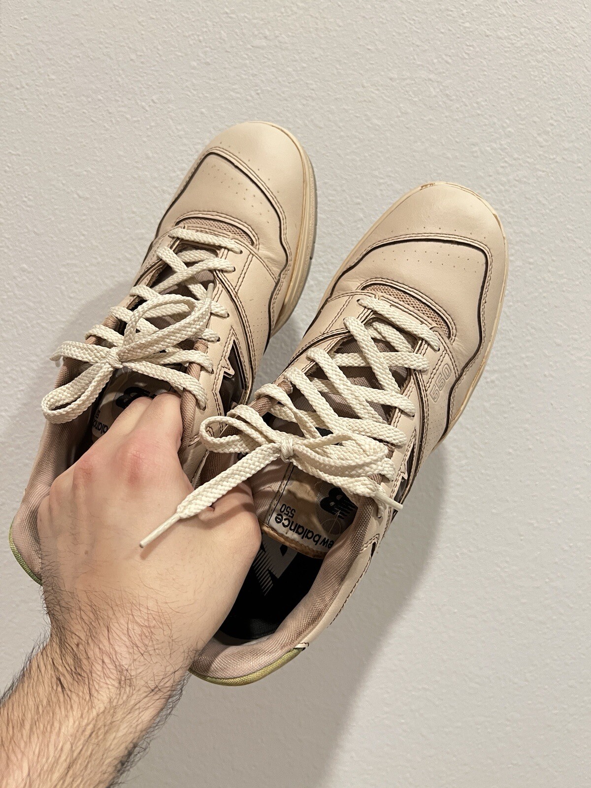 Custom New Balance 550 - sneaker - neo/vintage - size… - Gem