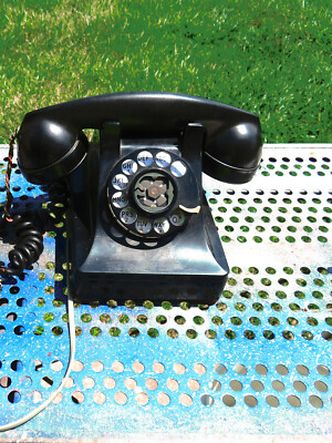 Vintage Western Electric 302 Rotary Dial Telephone Wired Untested | eBay