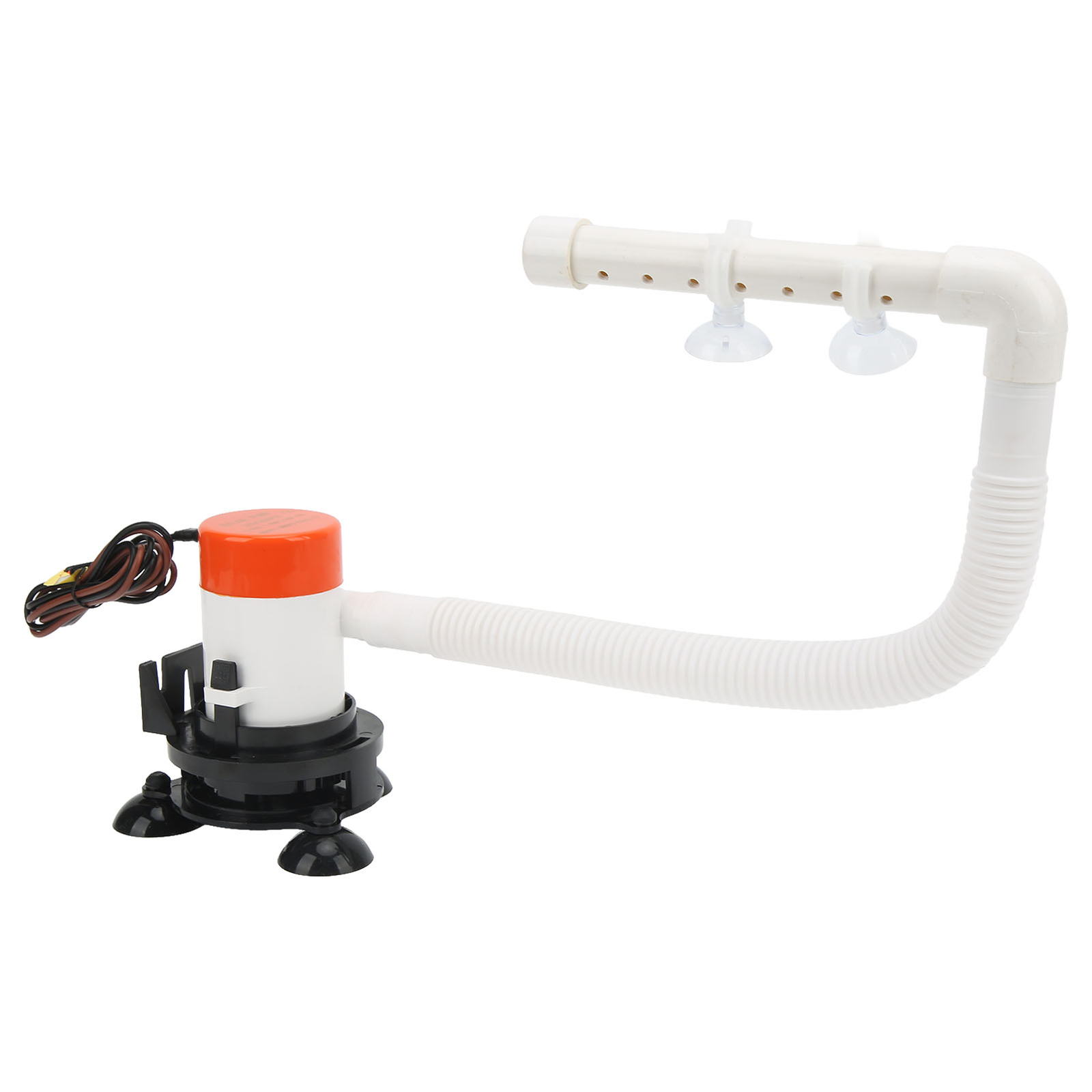 12V 350GPH Aeration Pump Kit Live Bait Tank Aerator Pump With Aerator ...