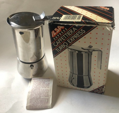 ILSA ESPRESSO MAKER CAFFETTIERA TURBO EXPRESS ITALY 3 CUP | eBay