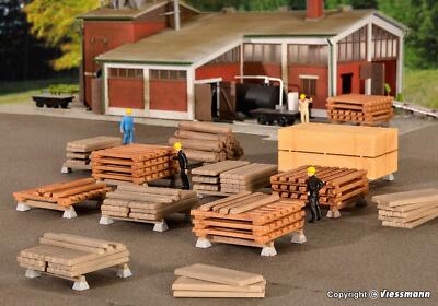 HO ACCESSORIES SET WITH SAWN TIMBER Kibri kit 38607 | eBay
