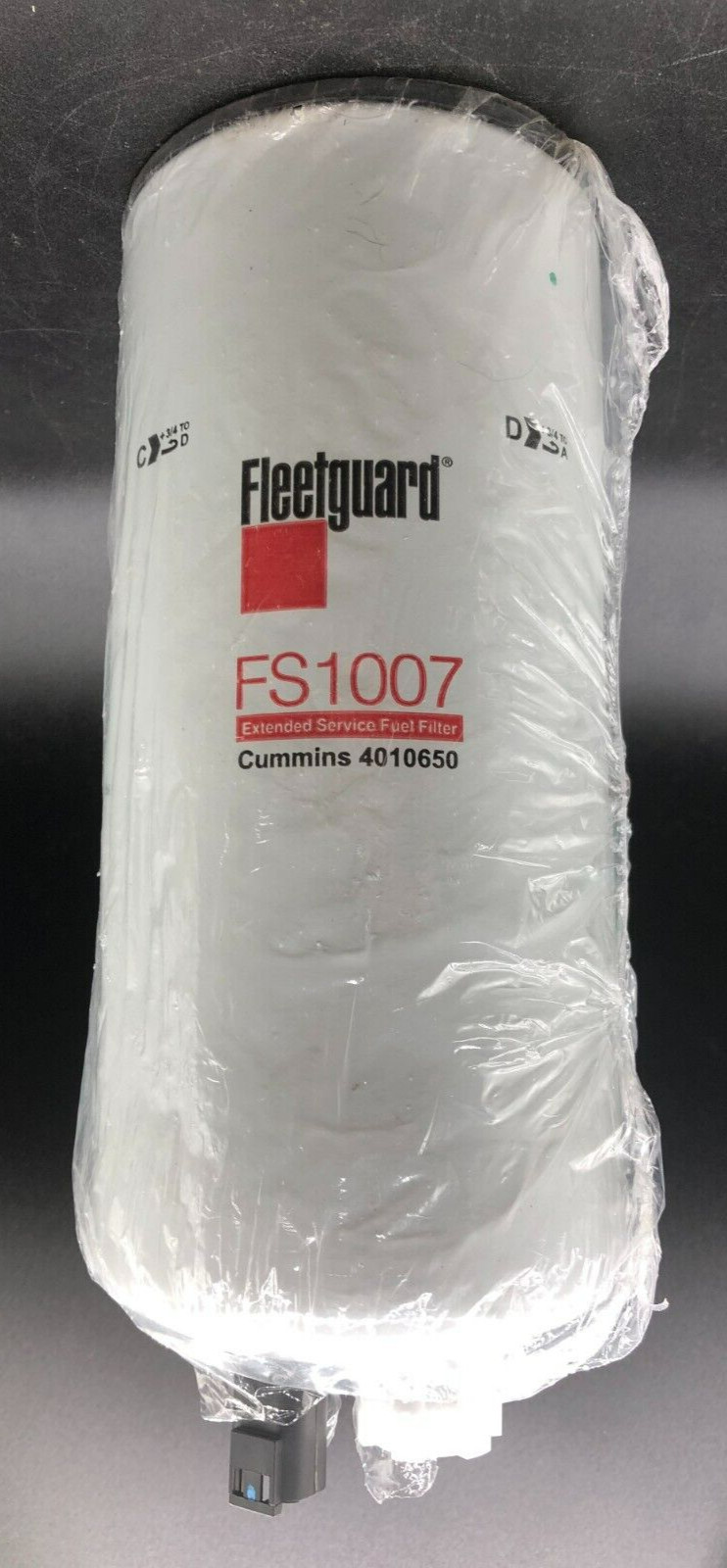 FLEETGUARD FS1007 - Fuel filter cross reference