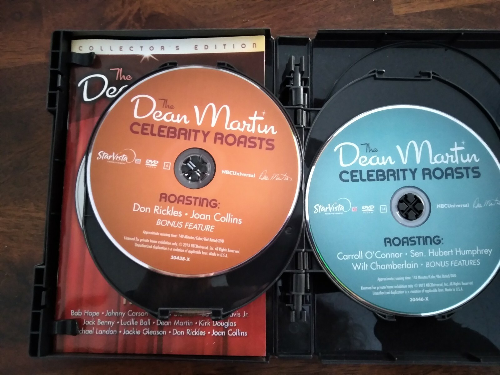 Dean Martin Celebrity Roasts Collector's Edition (DVD, 7 Disc Set ...