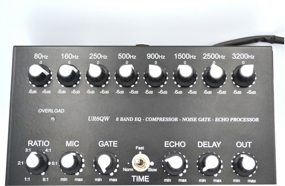 XLR EQ ICOM 8 Band Sound Compressor Equalizer with NOISE GATE 8 pin ...