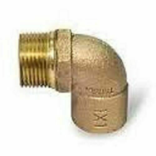 2" inch Copper DWV Elbow Pipe Threaded Sweat Solder x MPT Elbow C x M ...