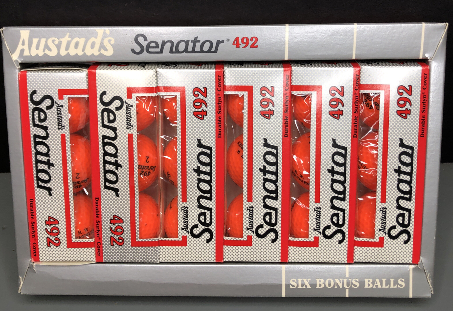 6 Boxes (18) NOS Austad's Senator 492 Golf Balls In Orig Box | eBay