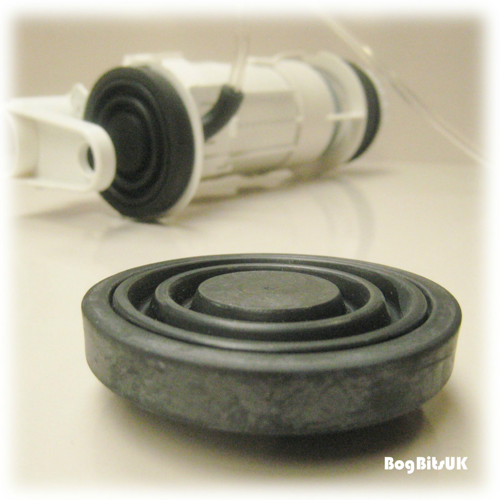 Dudley Pinto Single Flush Valve Pneumatic Air Tube Diaphragm Black ...